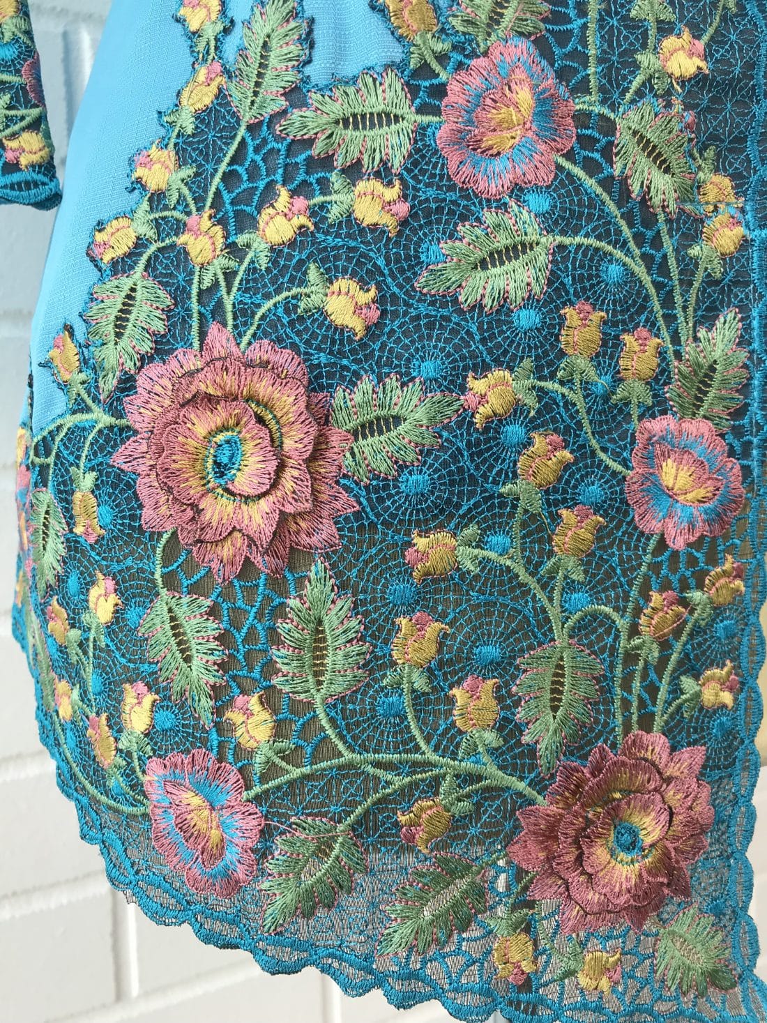 Kebaya Sabrina Light Blue - Royal Kebaya