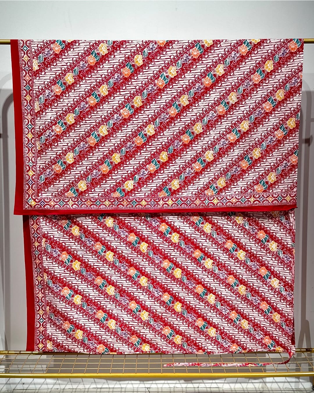 Sarong Immara Red (Handmade) - Royal Kebaya